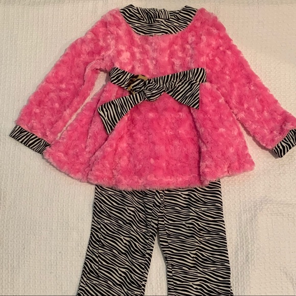 Peaches And Cream | Matching Sets | Pink And Zebra Print Matching Set ...